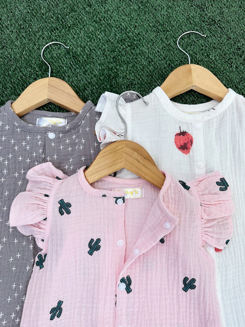 Cotton Gauze Baby Clothes, Baby Clothes, Baby Romper, Baby Girl Clothes ...