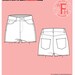 Womens Denim Basic 7 Styles Vector Flat Sketches - Etsy