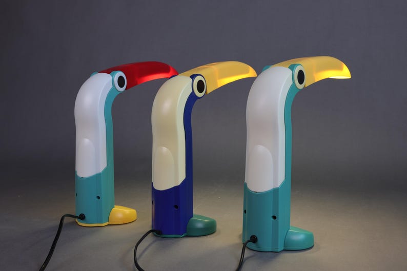 Vintage H.T. Huang Toucan Lamp: 1980s Quirky Bird Desk Light - Etsy UK