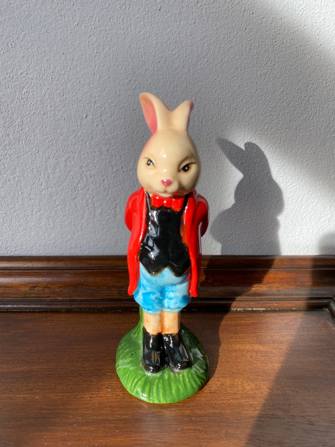 Vintage Retro Ceramic Bunny. Hand Painted Easter Decor - Etsy