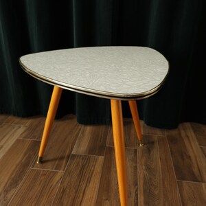 Vintage Mid Century Modern Triangle Coffee Table Retro Furniture Piece ...