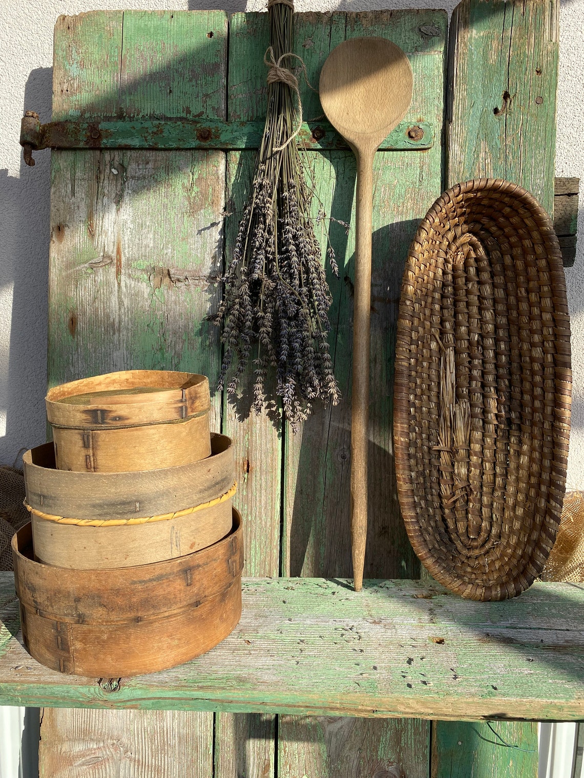 Old Authentic Rustic Wooden Sieve - Etsy