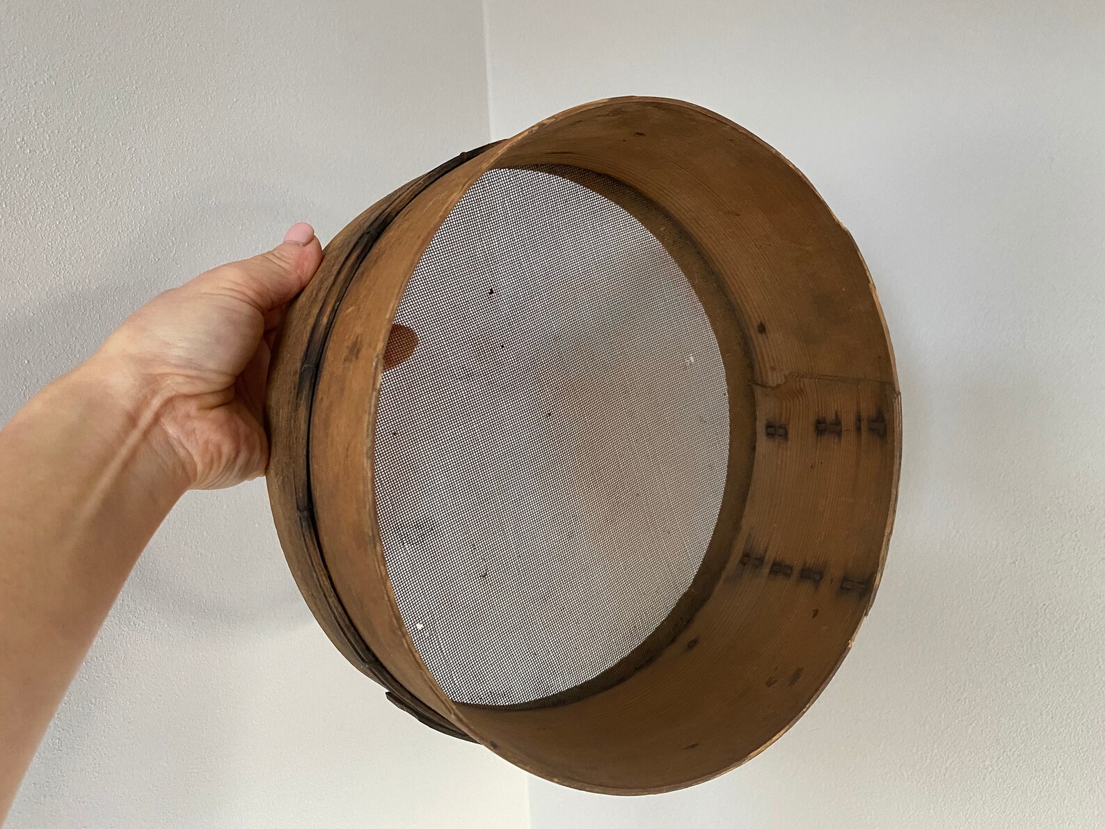 Old Authentic Rustic Wooden Sieve - Etsy