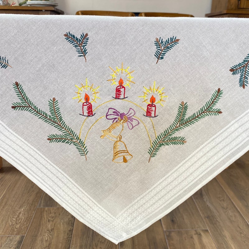 Christmas Tablecloth - Etsy