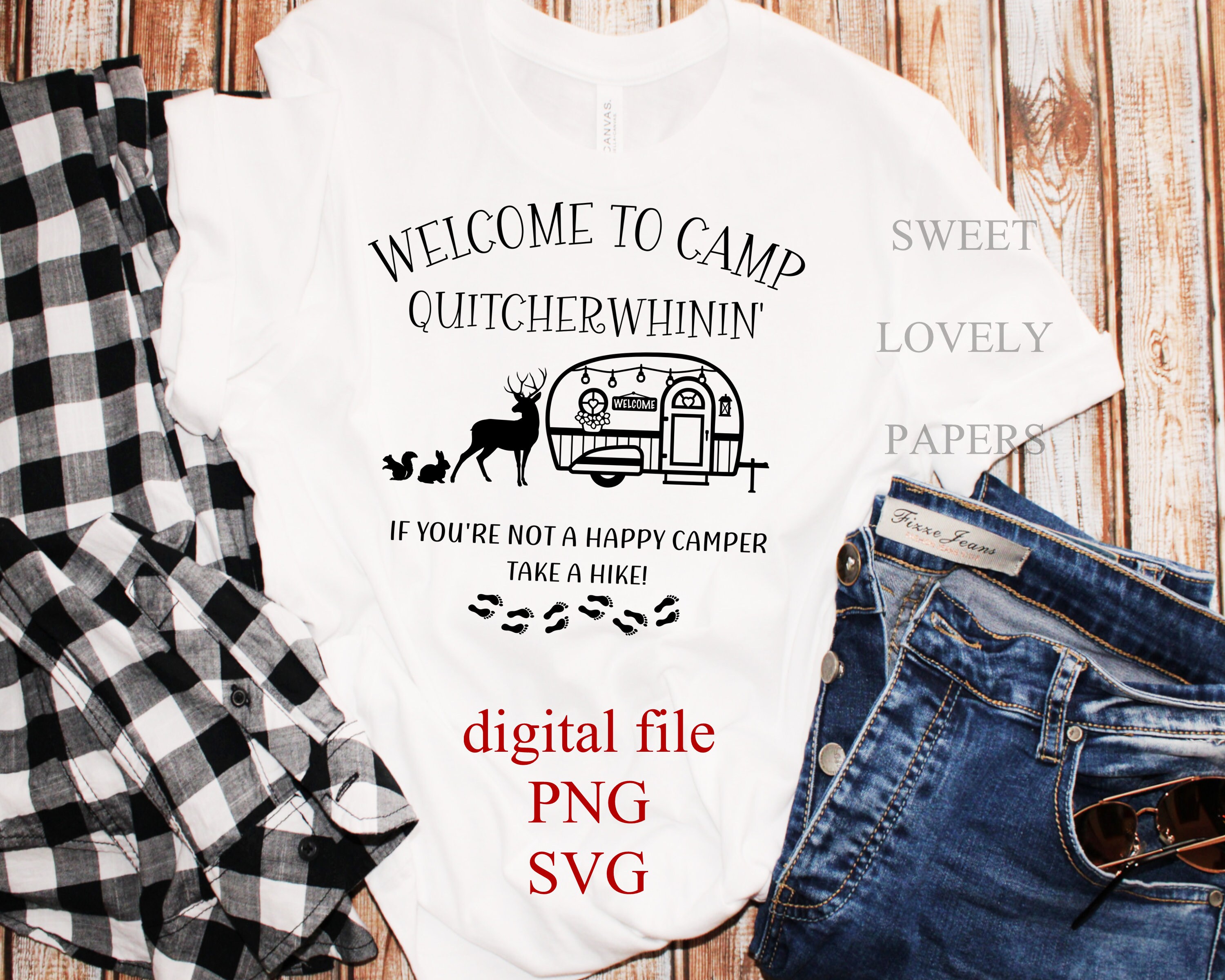 Welcome to Camp Quitcherwhinin SVG PNG Funny Camp Sign - Etsy