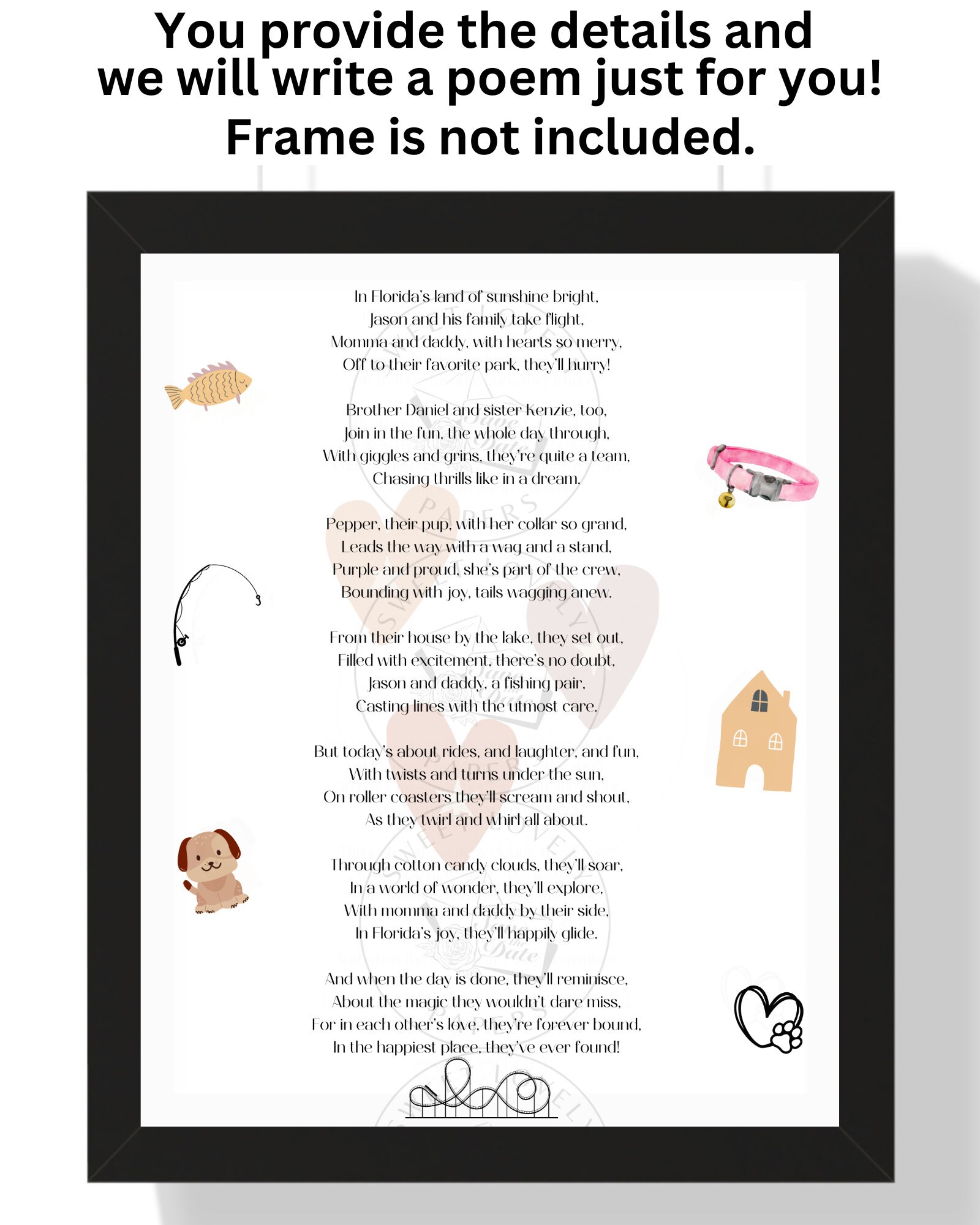 Custom Poem Digital Pdf Png Custom Love Story Personalized Poem