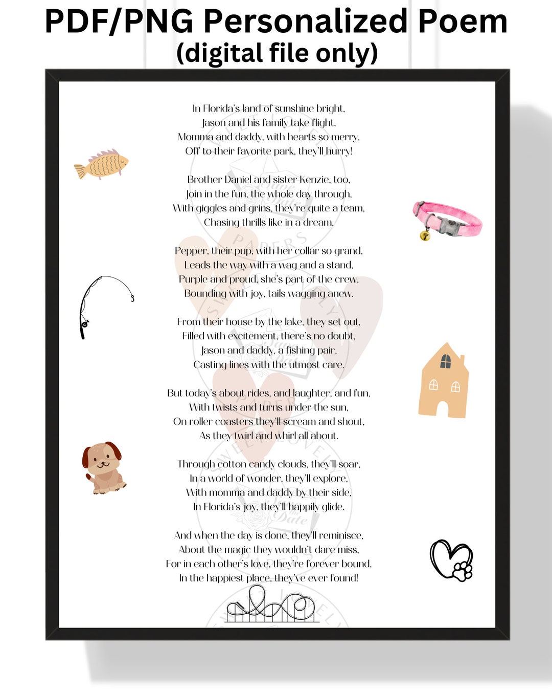 Custom Poem Digital PDF PNG, Custom Love Story, Personalized Poem ...