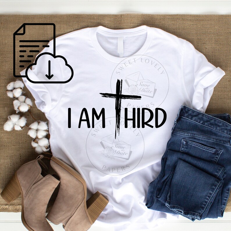 Christian PNG, I Am Third PNG, Jesus Png, Christian Sweatshirt ...