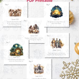 Birth of Jesus Scripture Cards for Kids, Christmas Scripture Cards ...