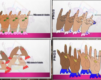 Sorority Hand Signals Svg - Etsy