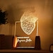 LED Acrylic Anatomical Heart Frame Cardiologist Gift Cardiology ...