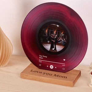 Personalized Song Record - Birthday Gift for Her - Anniversary Gift for ...