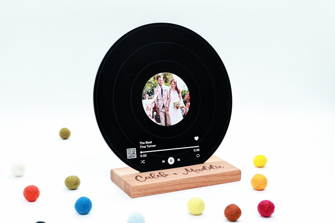 Personalized Vinyl Record - Anniversary Gift for Friends - Birthday ...