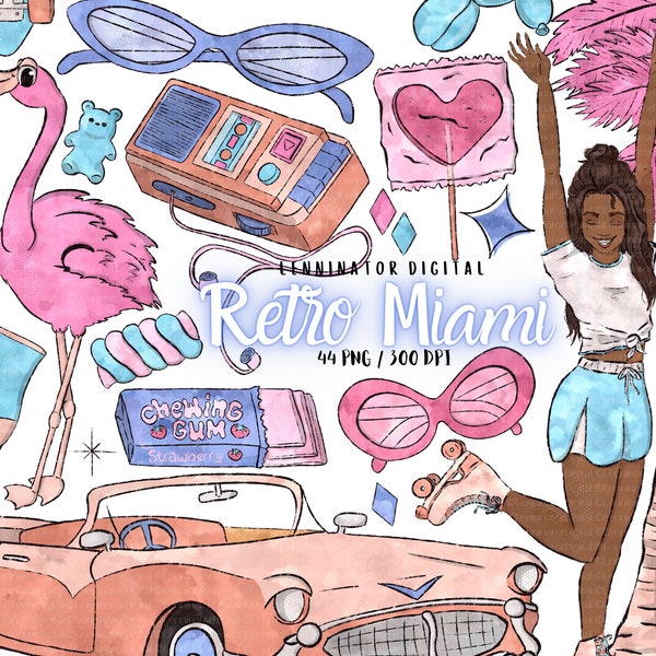 Spring Break Clipart - Etsy