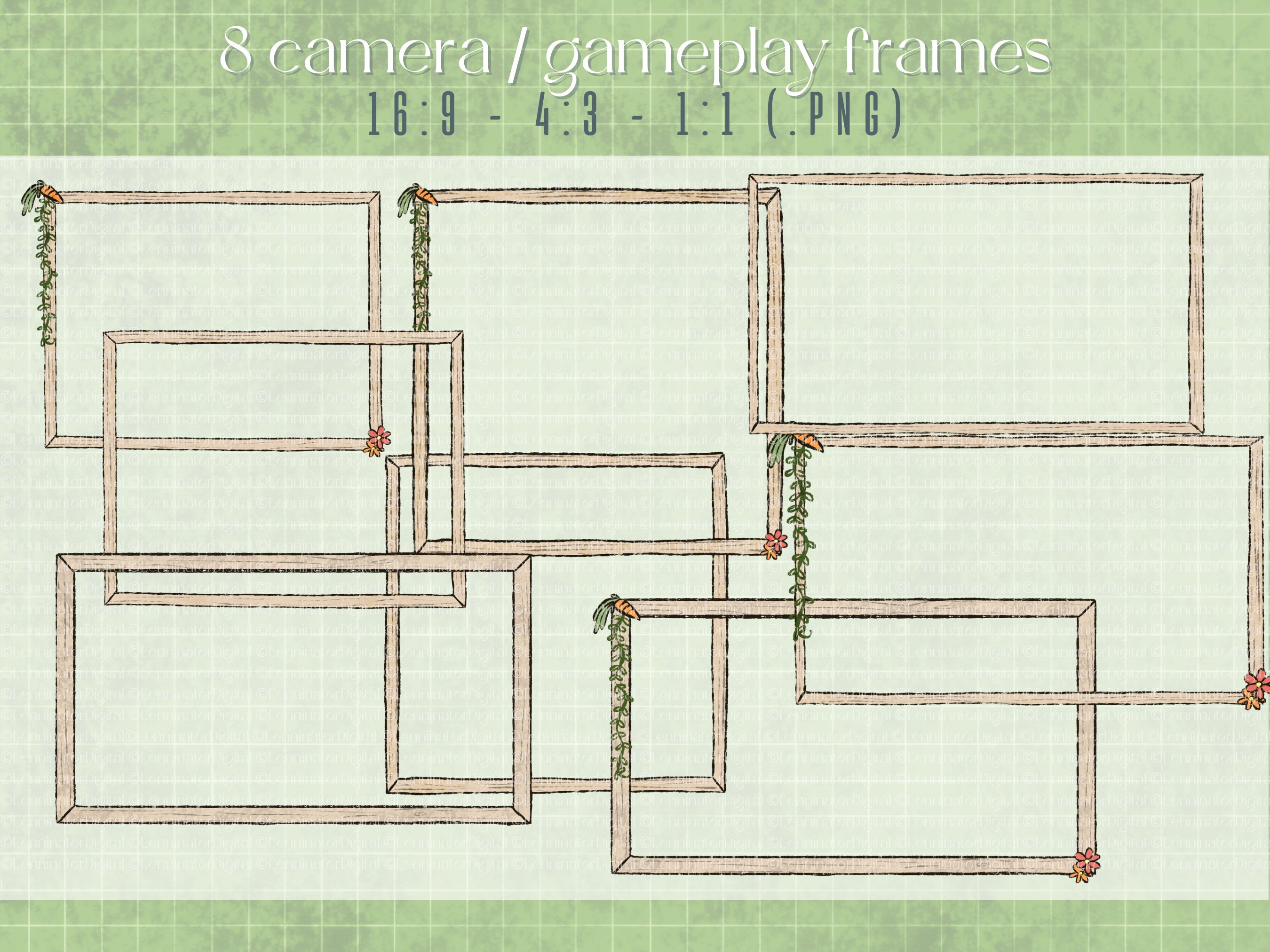 Cute Farm Twitch Overlay Stream Pack - Animated Screens and Alerts ...