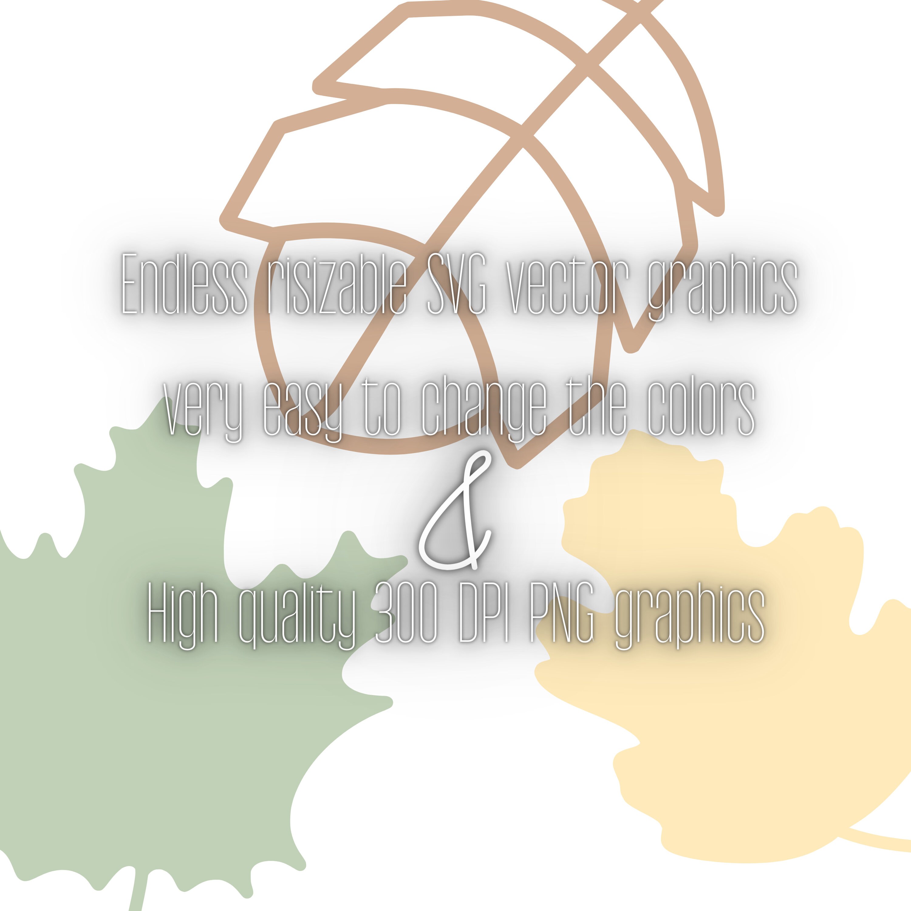 Fall Leaf Doodles SVG PNG Clipart, Simple Autumn Leaves Lineart ...