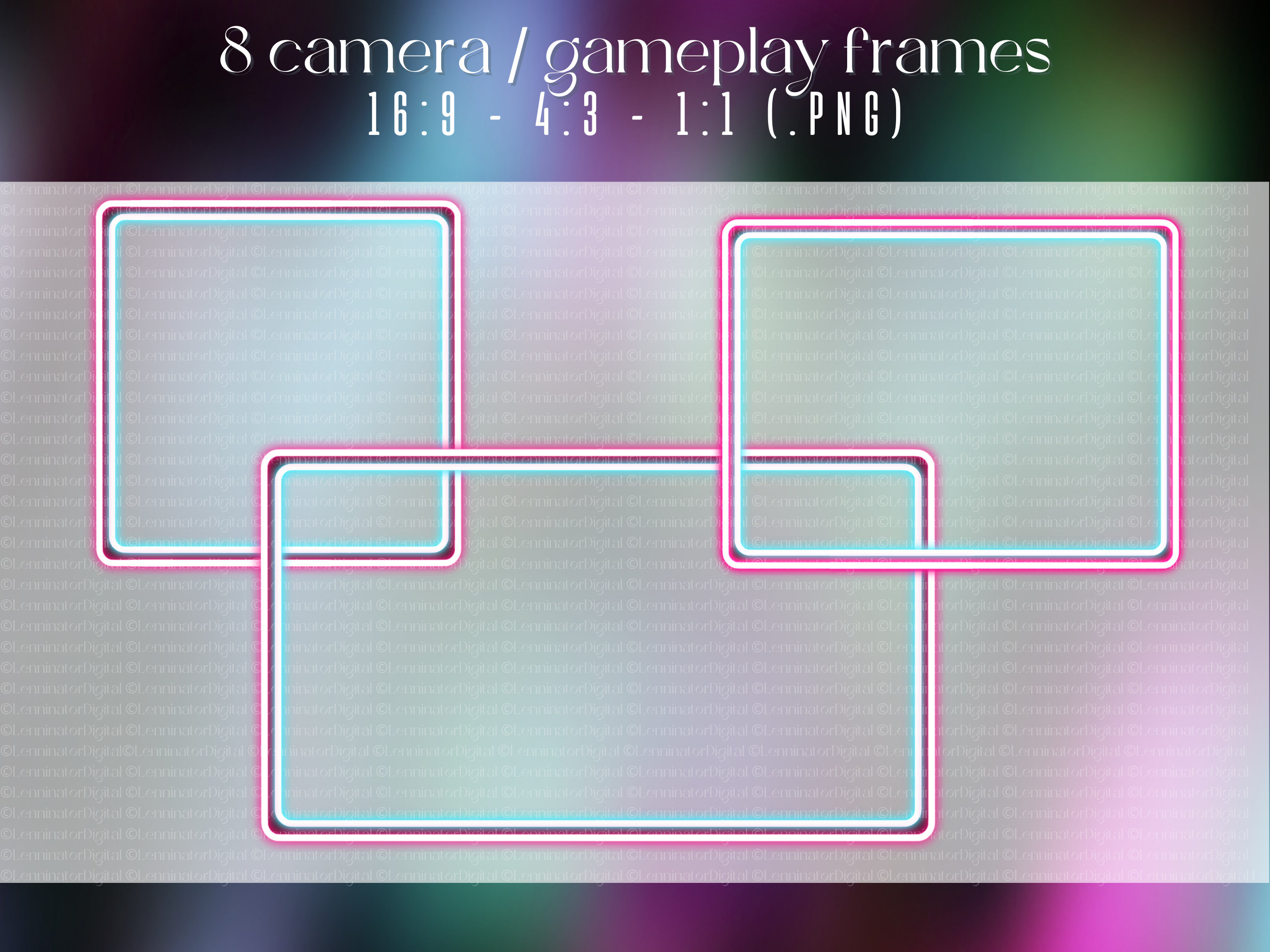 Japanese Neon Alley Twitch Overlay Stream Package - Lofi Cute Cat ...