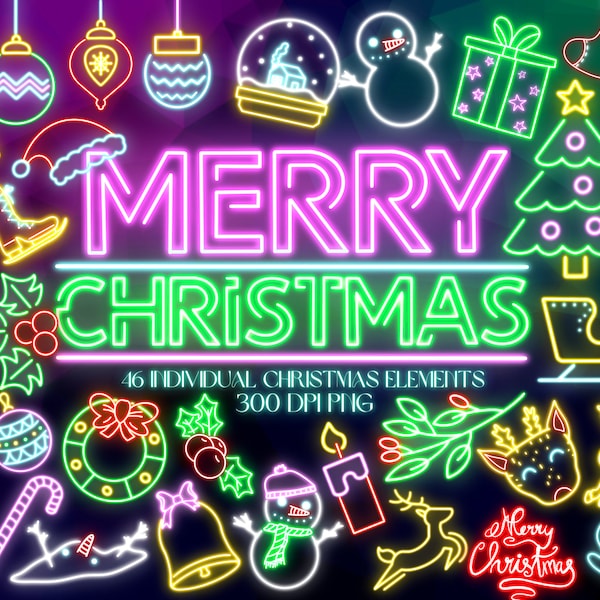 Neon Christmas - Etsy