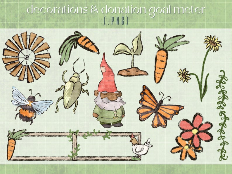 Cute Farm Twitch Overlay Stream Pack Animated Screens and Alerts ...