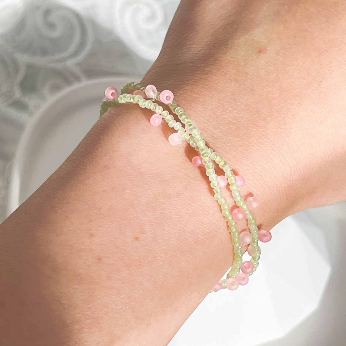 Mini Berries Beaded Bracelet - Etsy