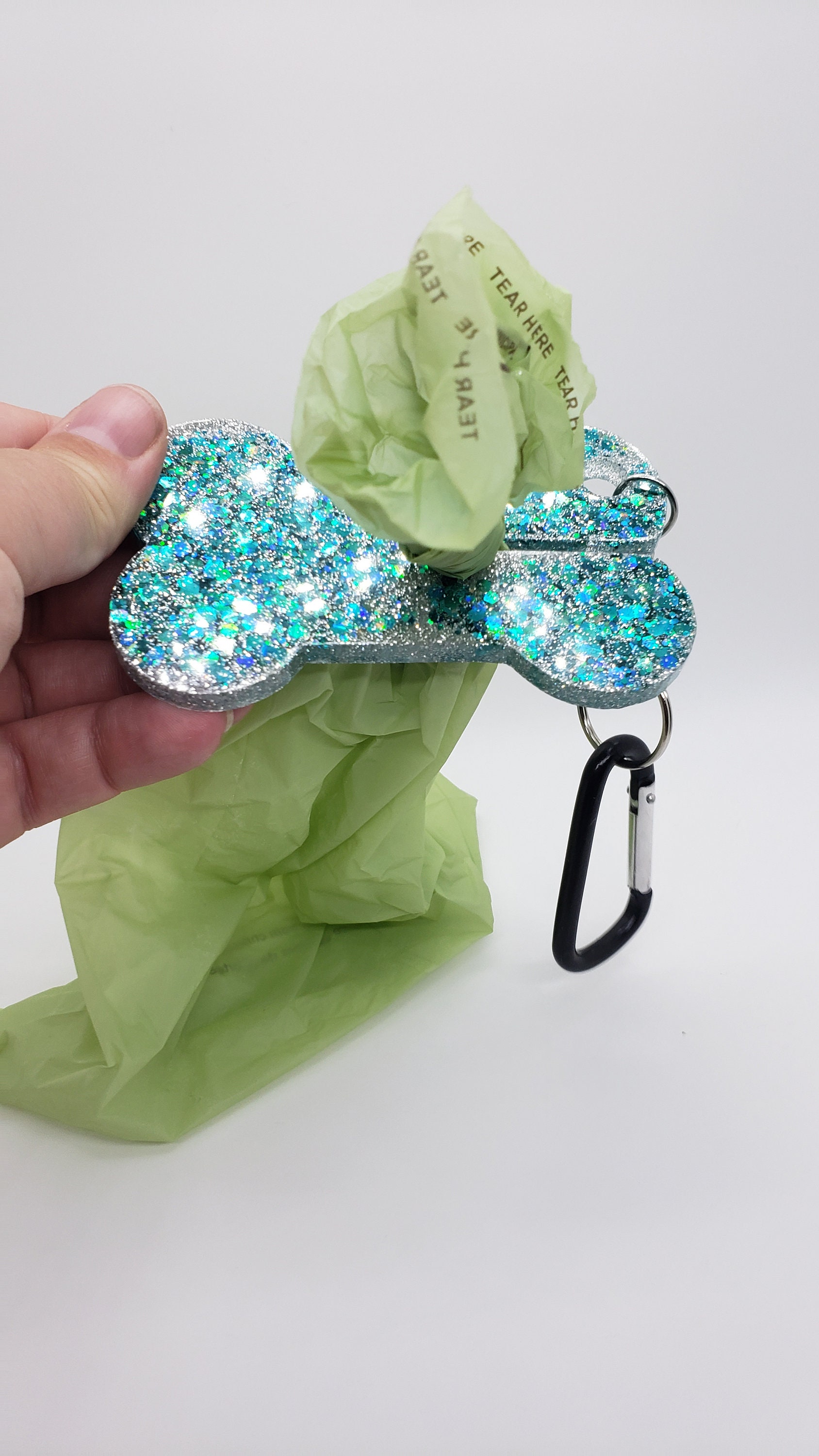 Hand Free Poop Bag Carrier, Leash Accessory, Waste Holder, Dog Poop ...