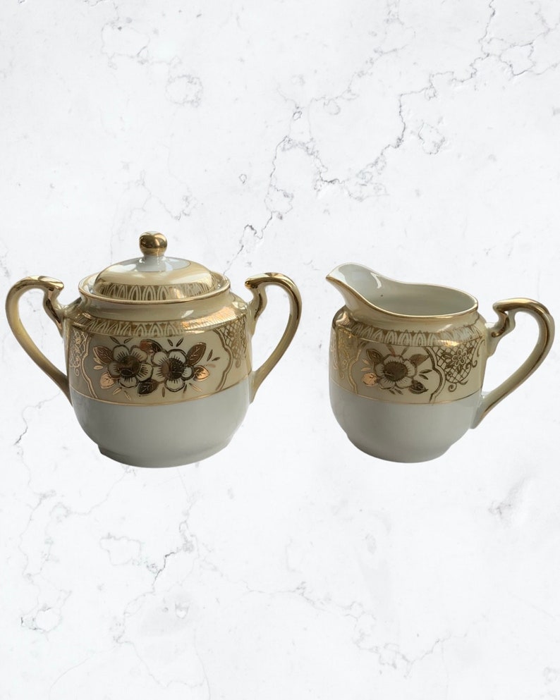 Antique Chikaramachi Noritake Coffee Set-18 Pieces - Etsy