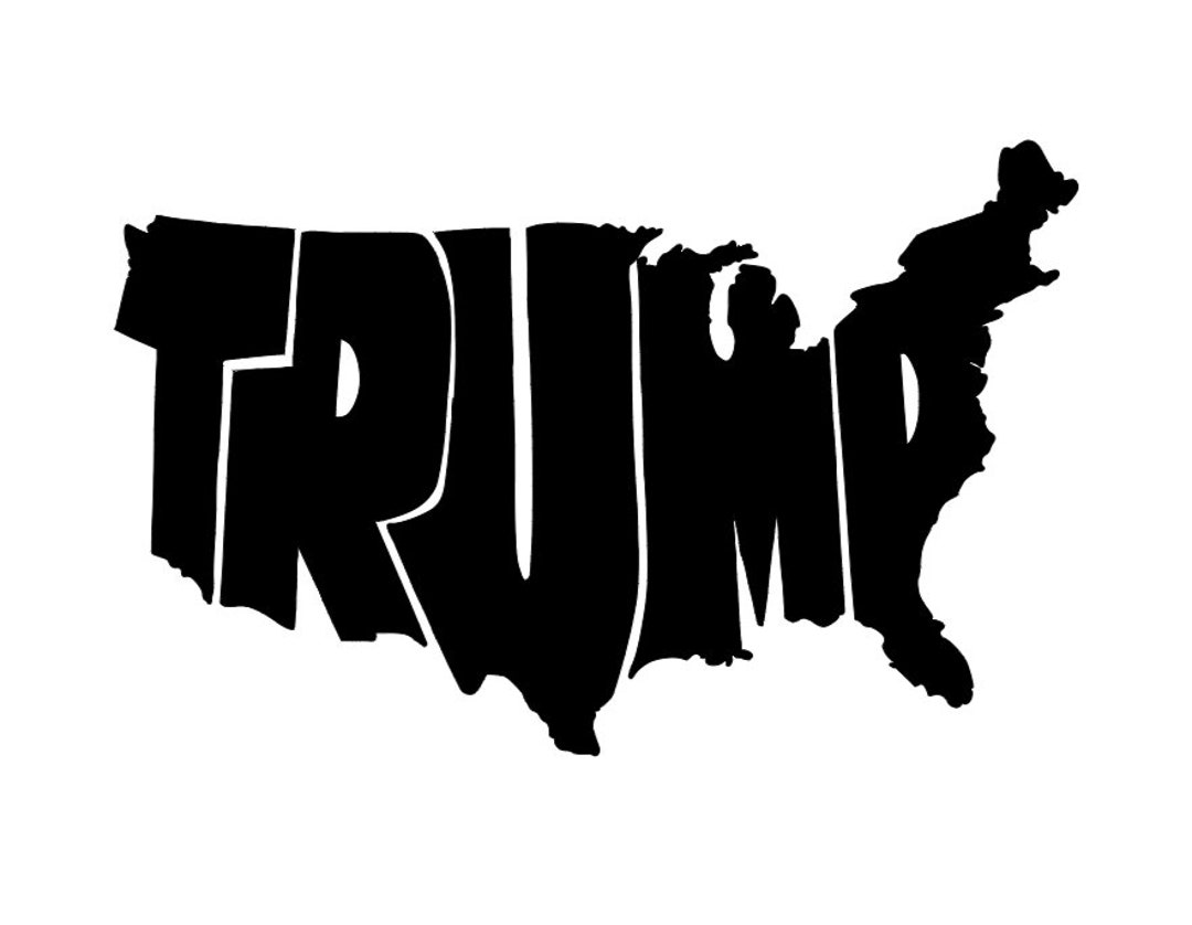 Trump Window Decal USA Decal Political Window Decal High Quality Decal ...