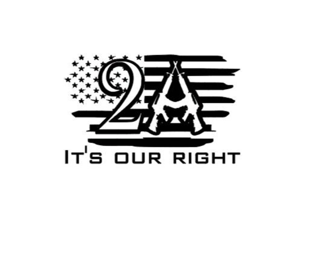 2nd Amendment Window Decal Pro-gun Window Decal USA Window Decal ...