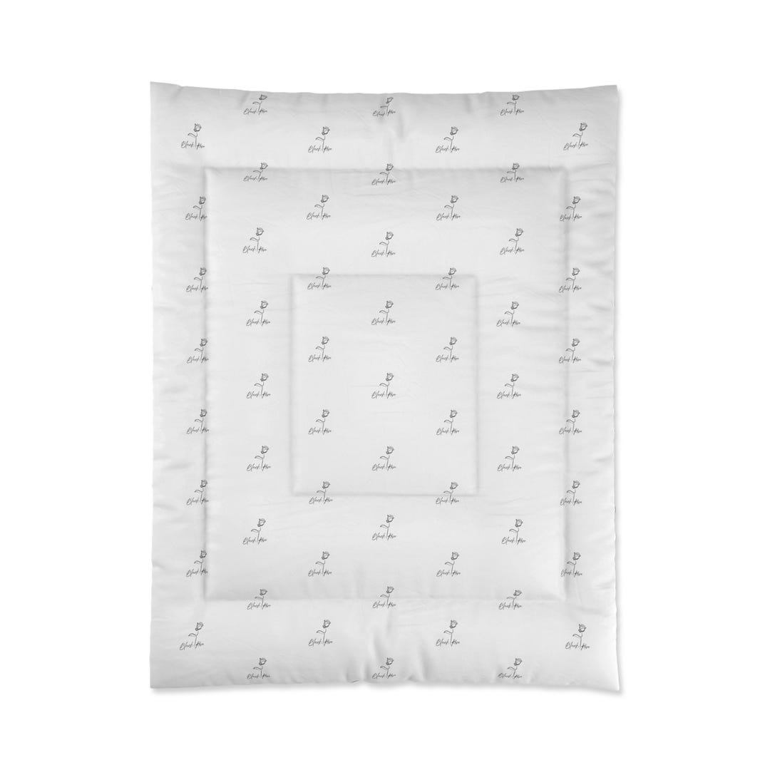 Black Rose Club Comforter - Unique Floral Microfiber Bedding - Etsy