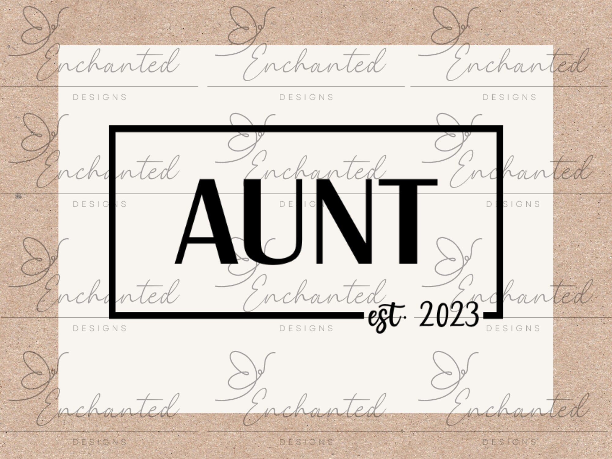 Aunt Est. 2023 SVG, Aunt Shirt Instant Download, Auntie Gift Ideas ...