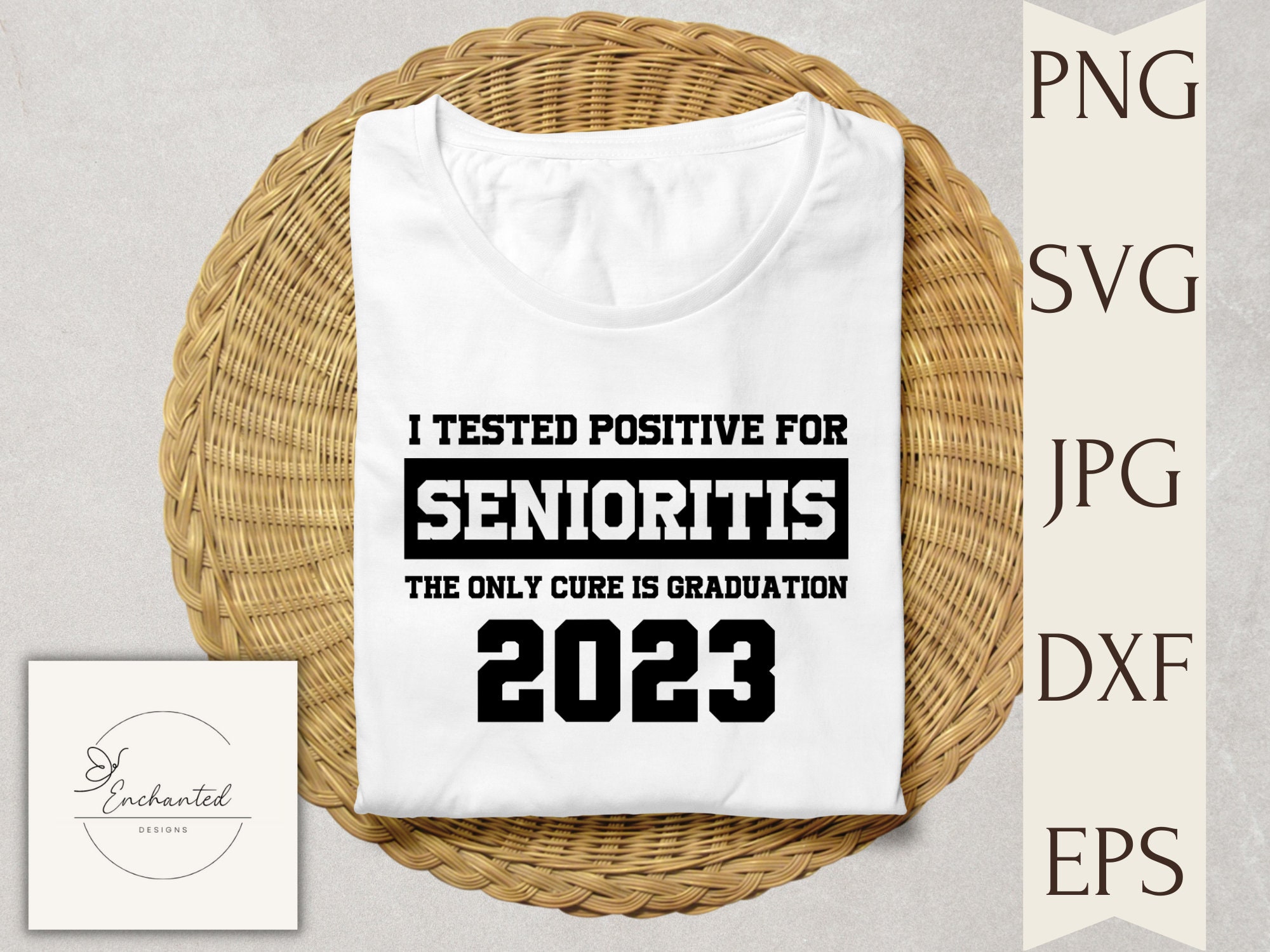 Senioritis SVG, Class of 2023 SVG, Graduation 2023 Instant Download ...