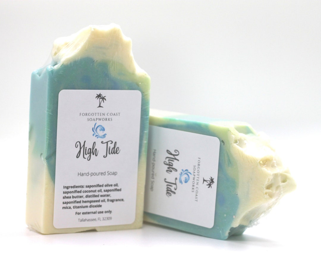 High Tide - Natural Vegan Hemp Oil Bar Soap - Forgotten Coast Soapworks ...