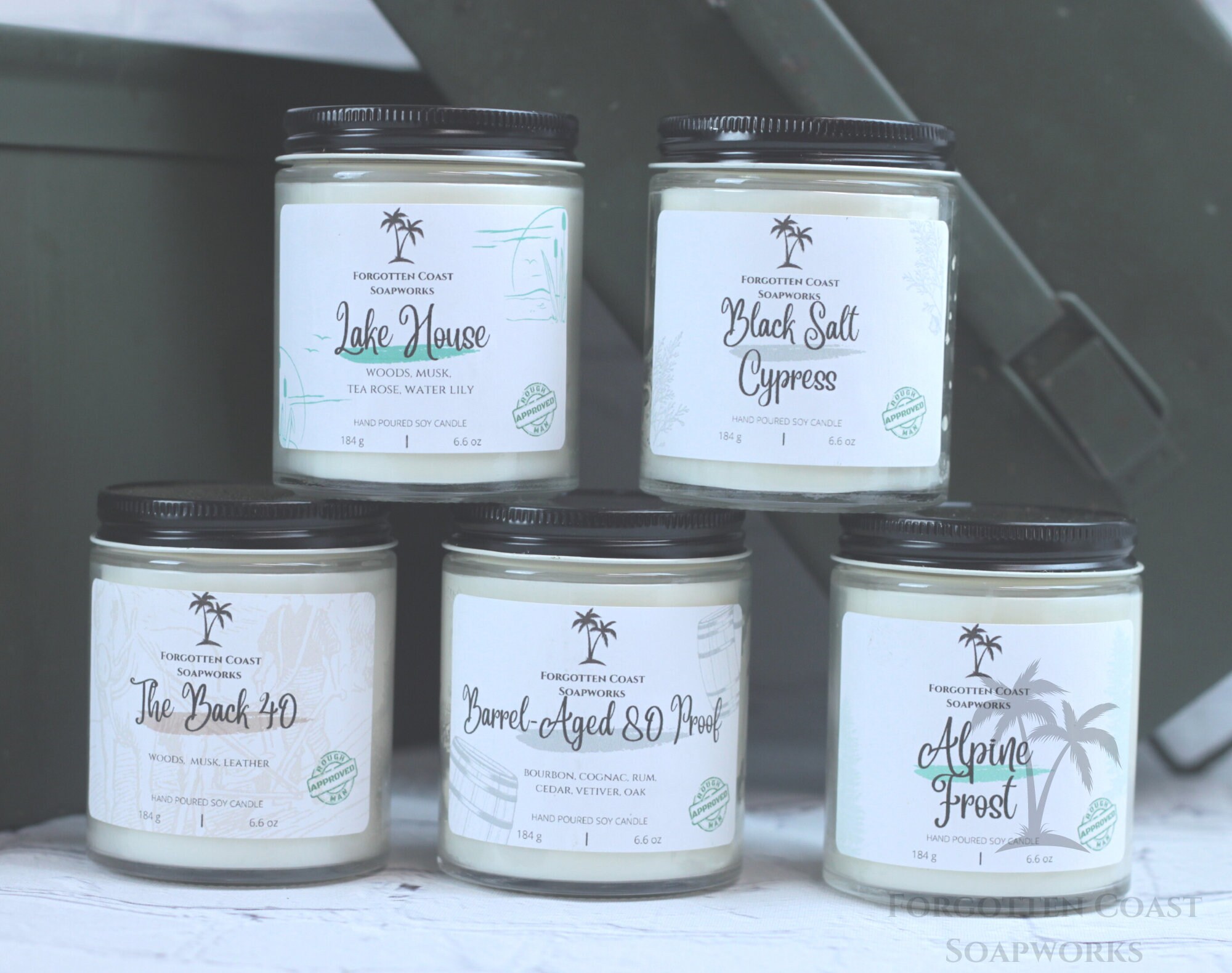 Napalm in the A.m. Hand-poured Soy Candle 6.6 Jar Candle Forgotten ...