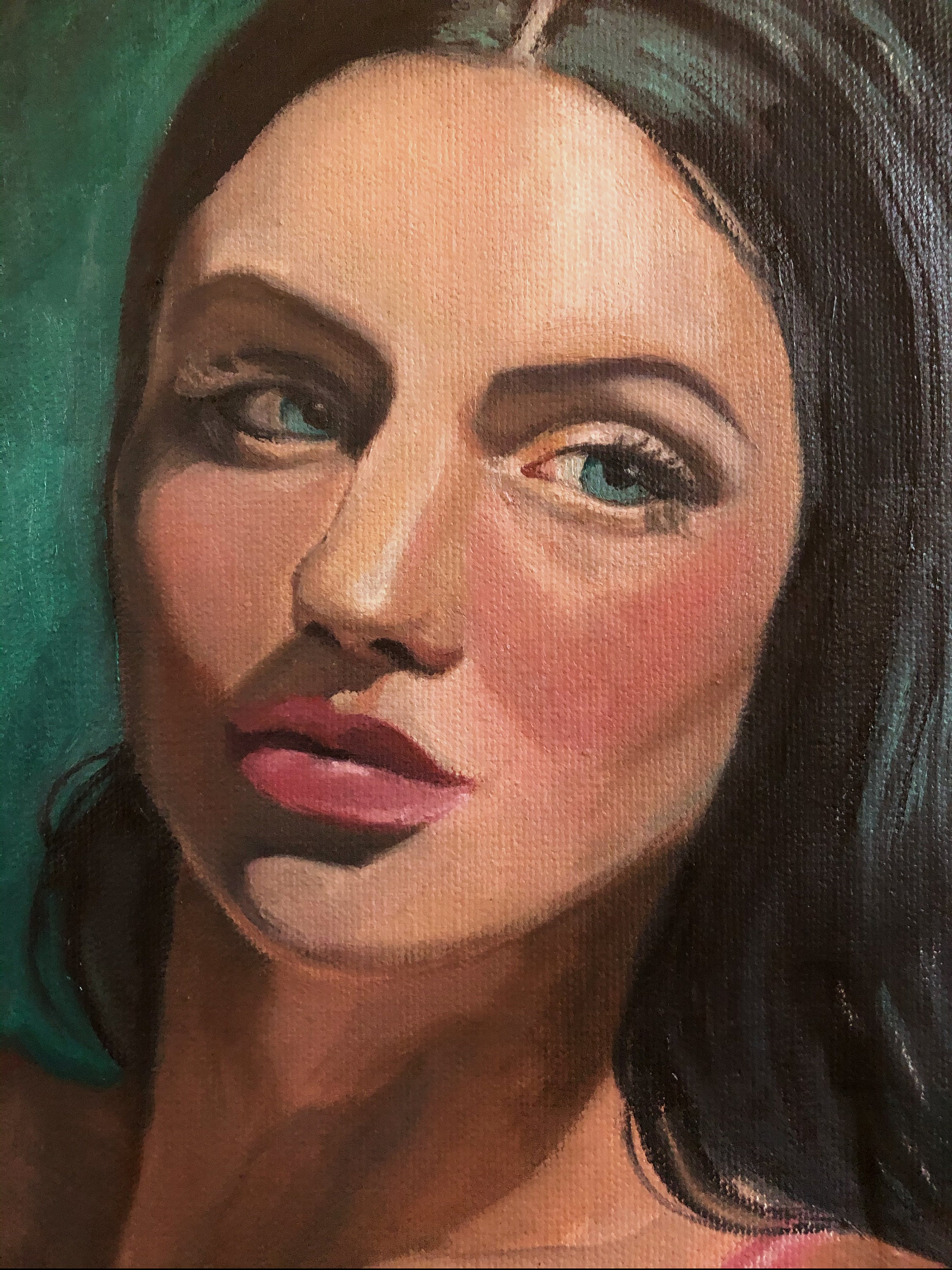 Jes, Original Portrait Oil Painting - Etsy