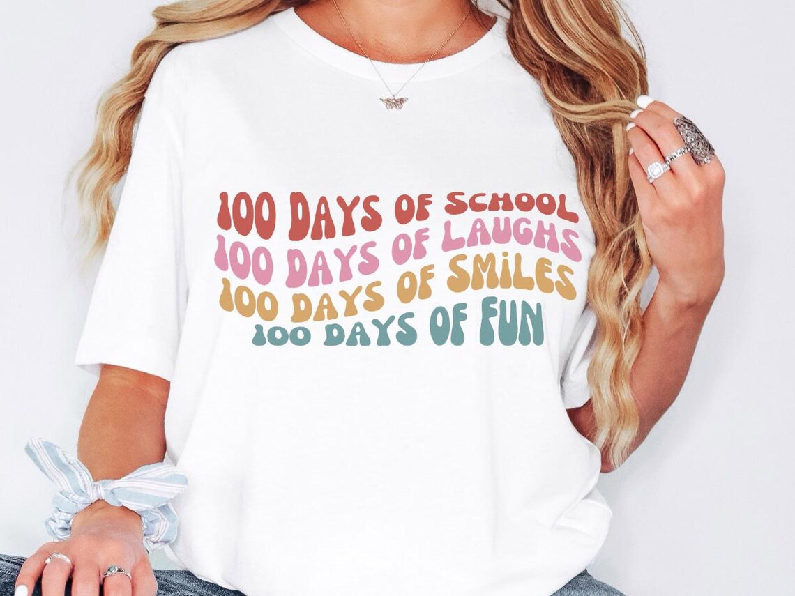 100 Days of School SVG/PNG 100 Days of School, 100 Days of Laughs, 100 ...