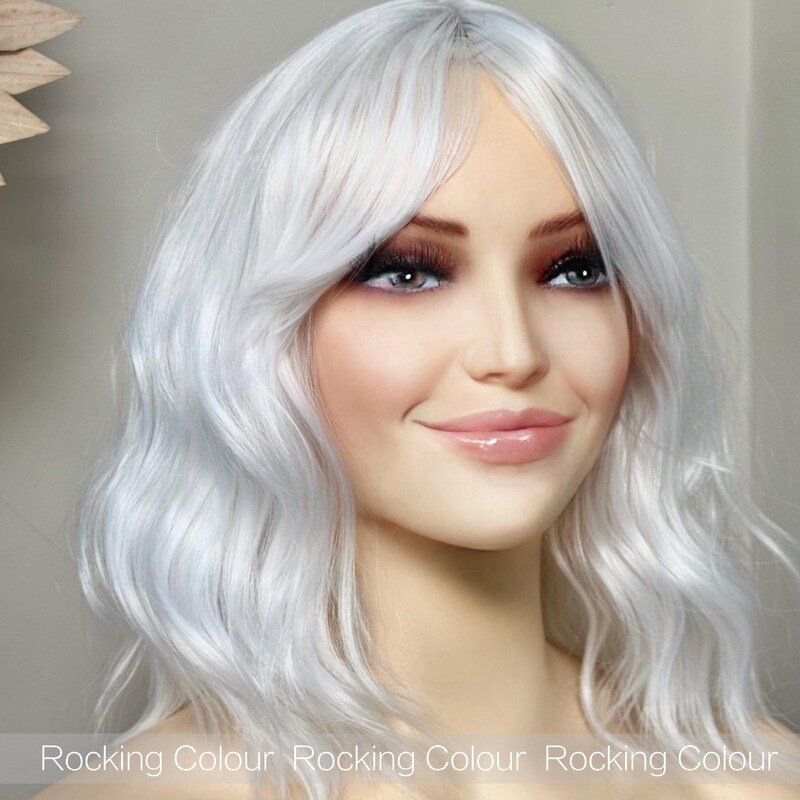 White Wig - Etsy