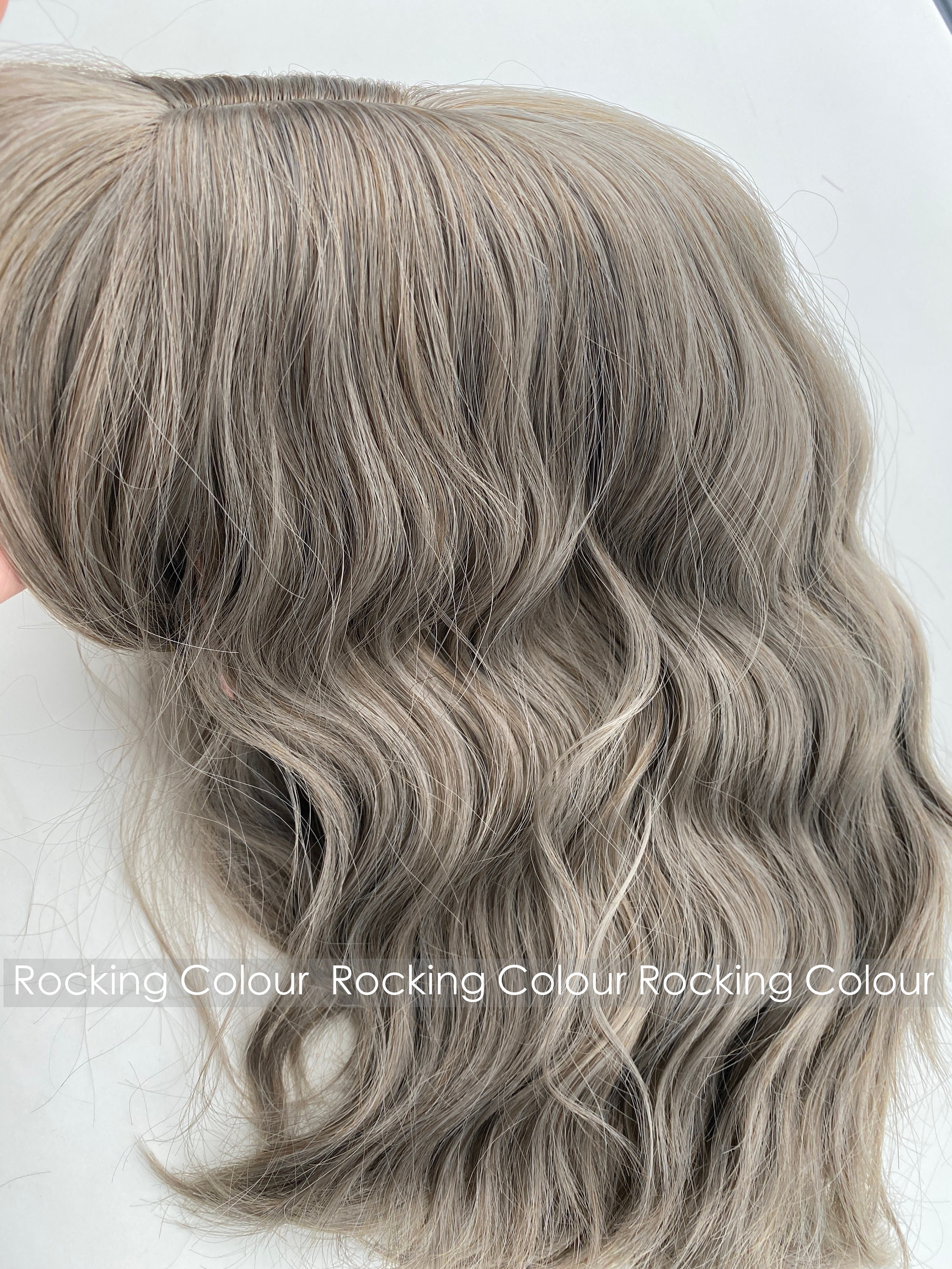 12'' Linen Grey Short Wave Bobo Wig Short Wigs-free - Etsy