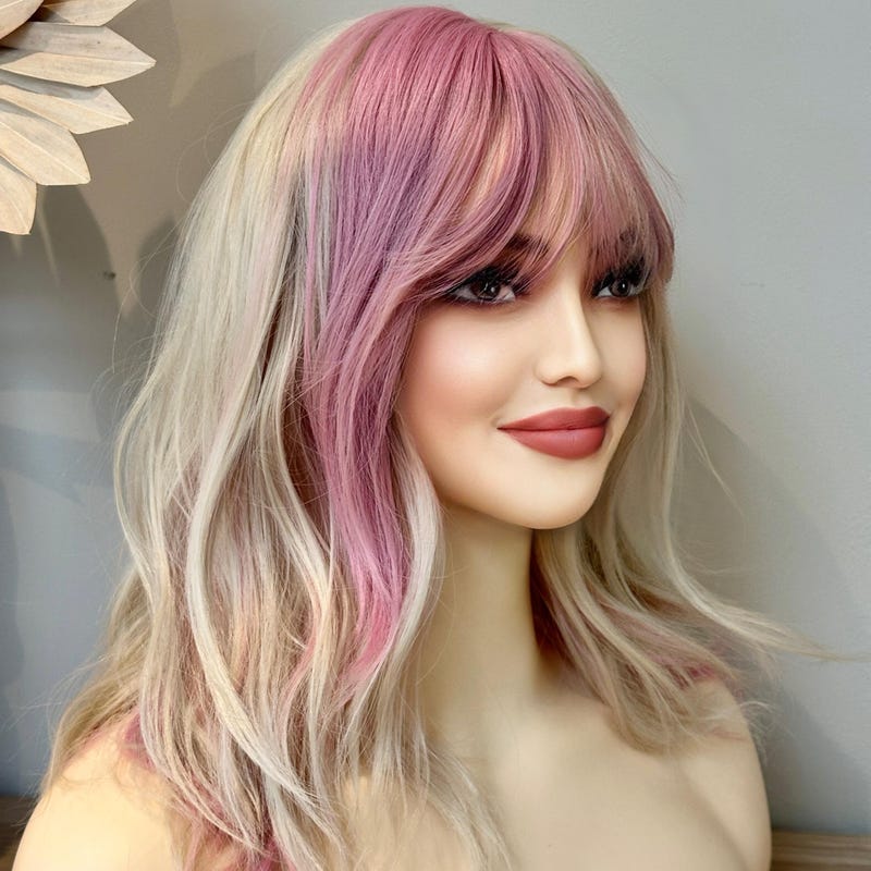 Blonde Half Bangs - Etsy