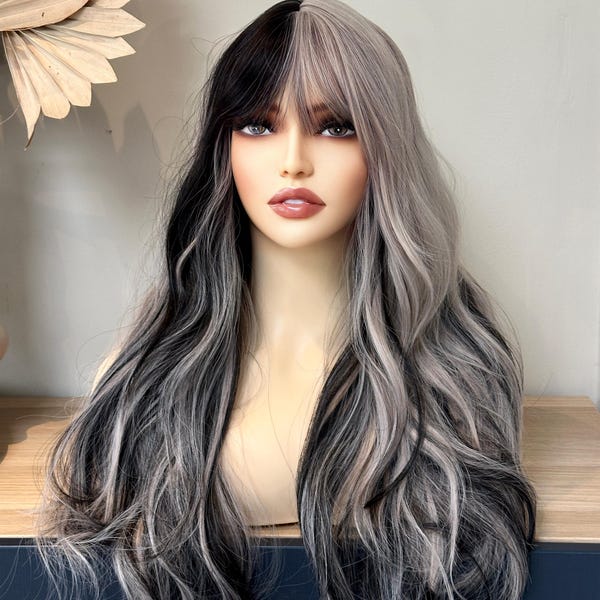 Two Tone Wig - Etsy