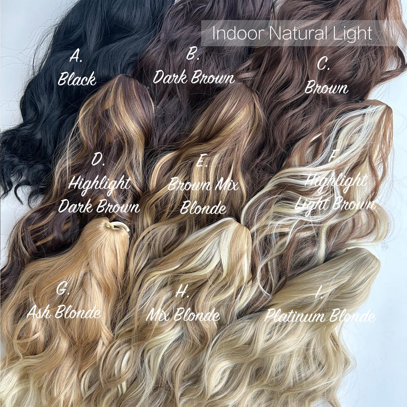 Curly Claw Clip Extension - Etsy