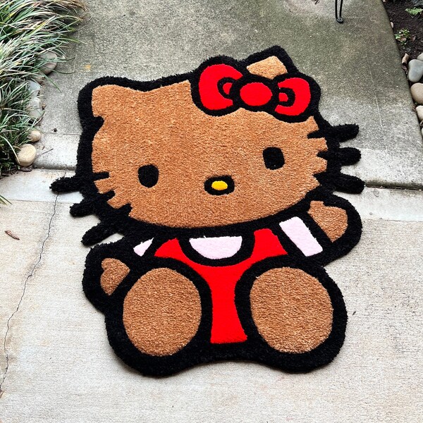 Hello Kittys Rug - Etsy