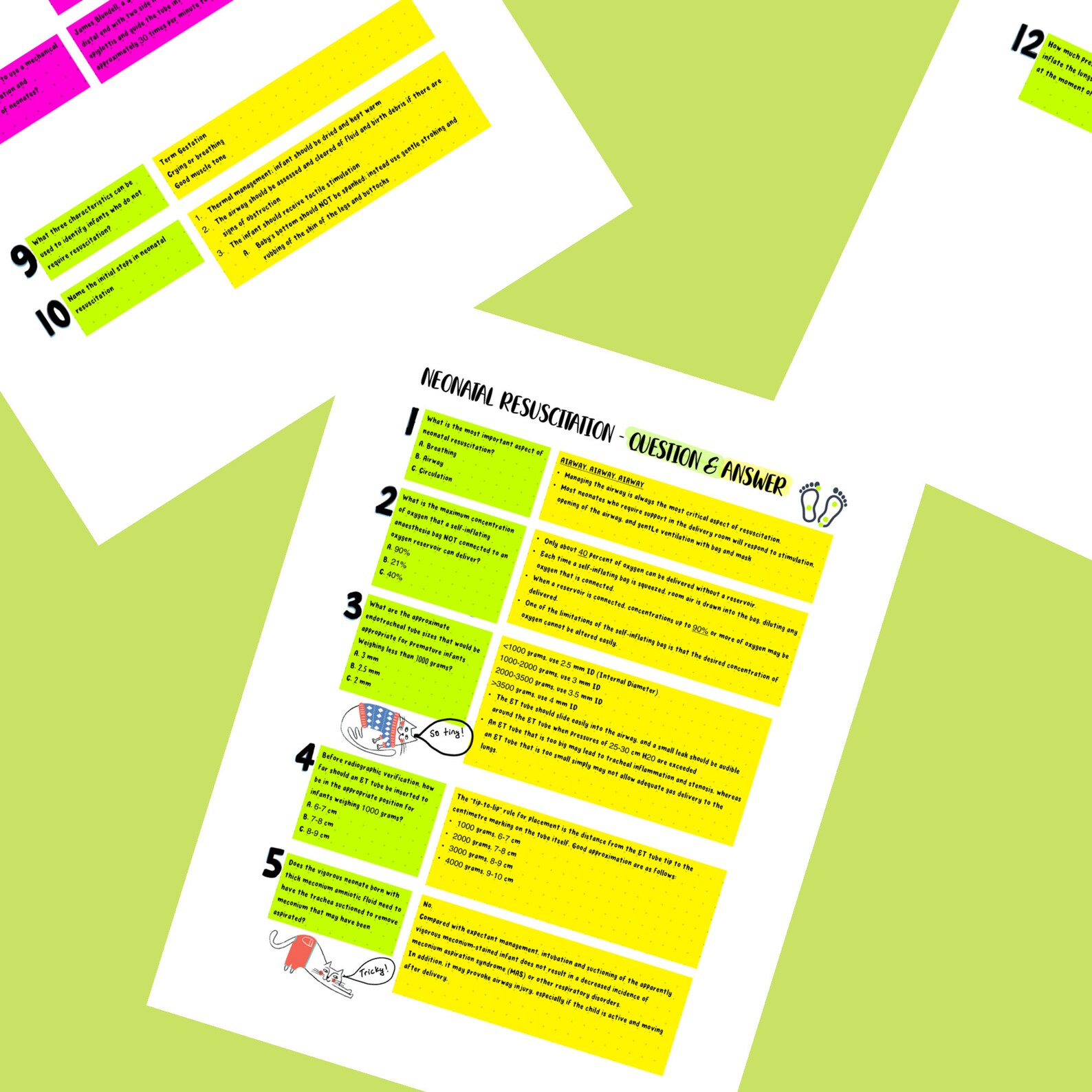 Neonatal Resus (question and Answer) - NICU Notes, Nursing, Medical ...