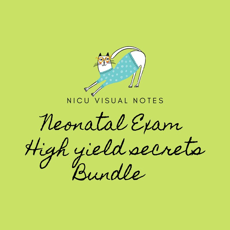 Neonatal Exam High Yield Facts BUNDLE - NICU Notes, Nursing, Medical ...