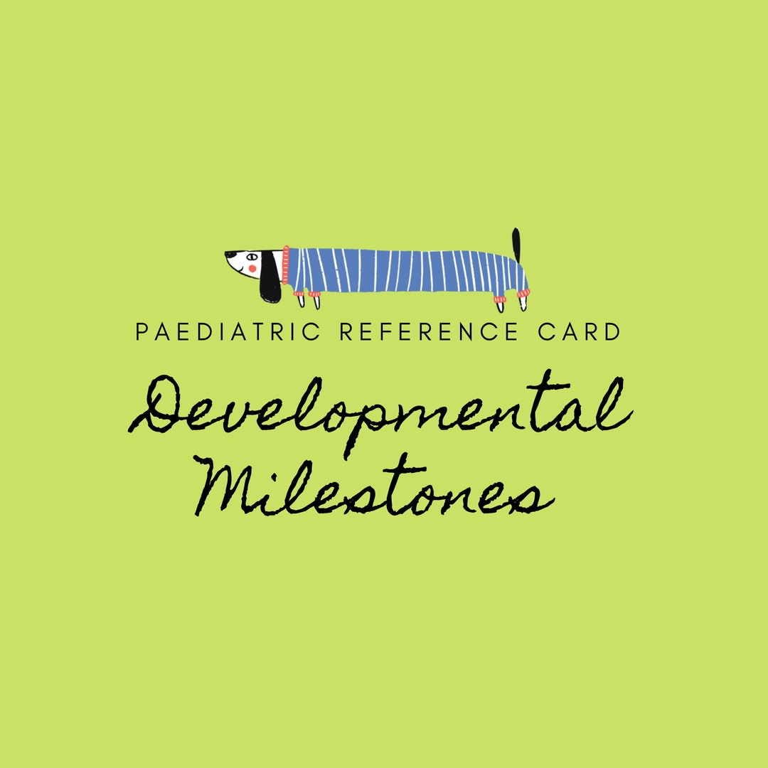 PEDIATRIC Developmental Milestones - Visual Notes, Nursing, Medical ...