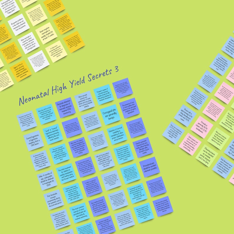 Neonatal Exam High Yield Facts BUNDLE - NICU Notes, Nursing, Medical ...