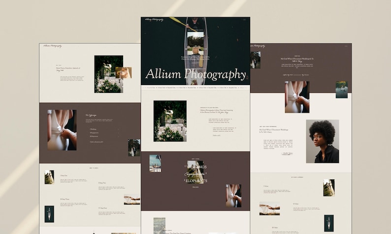 Squarespace Template for Photographer, Wedding Photography Squarespace ...
