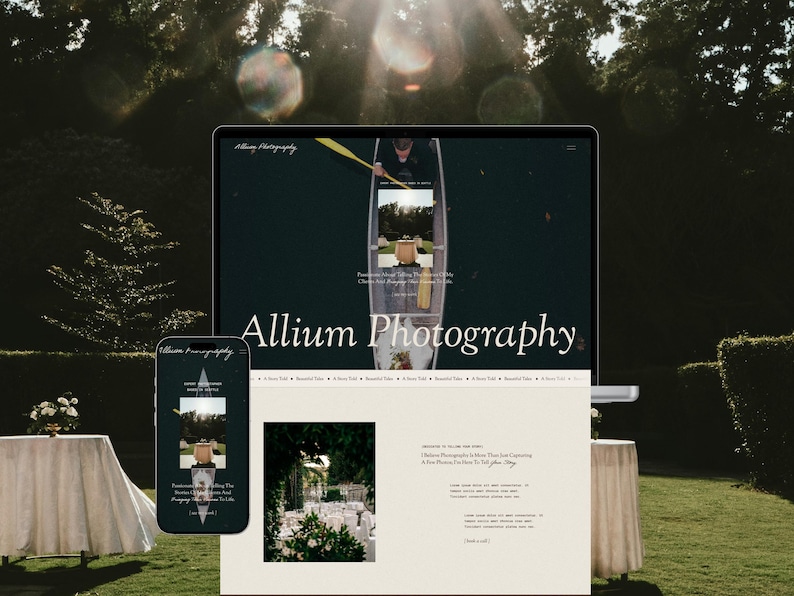 Squarespace Template for Photographer, Wedding Photography Squarespace ...