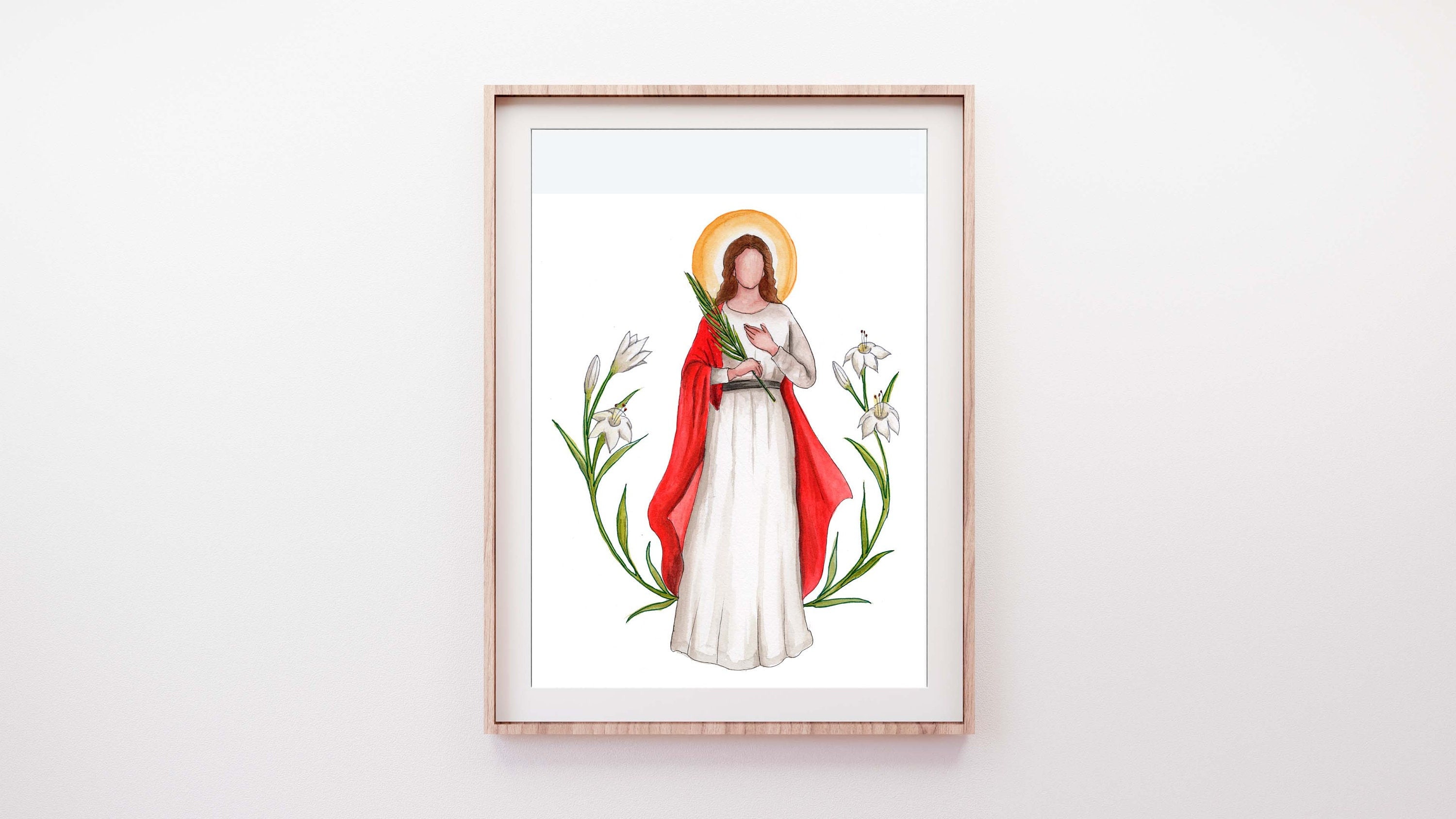 St Lucy, Santa Lucia, Catholic Saint, Catholic Prints - Etsy