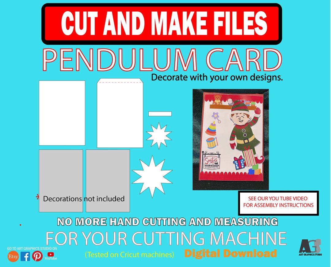 Pendulum (swing Card) SVG File for You to Make on Your Cutting Machine ...