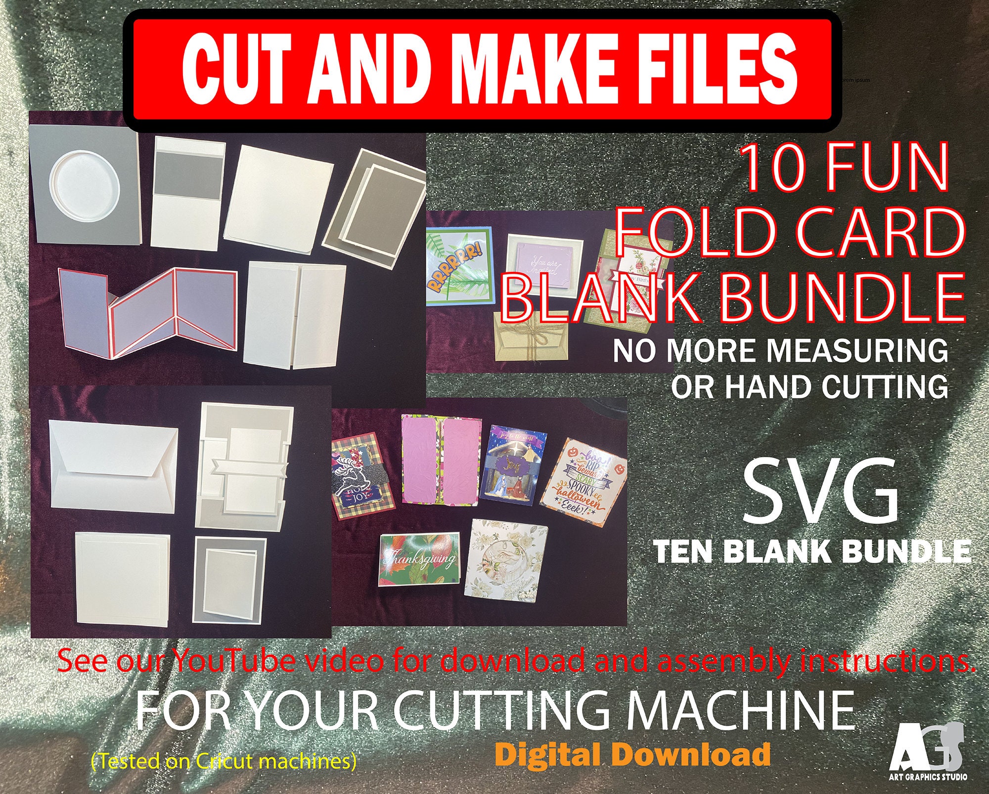 FUN FOLD Card Blank Bundle - Etsy